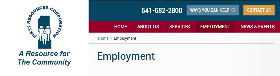 Job Listings - First Resources Corp Jobs